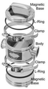 Liquid Trap Magnet/Metal Separation from Liquid
